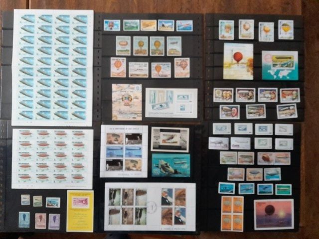 Briefmarken Motivsammlung Zeppelin Ballone | Kaufen auf Ricardo