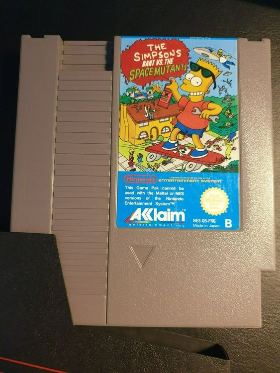 NES - The Simpsons Bart vs. Space Mutants (Gebraucht) in für CHF 10 ...