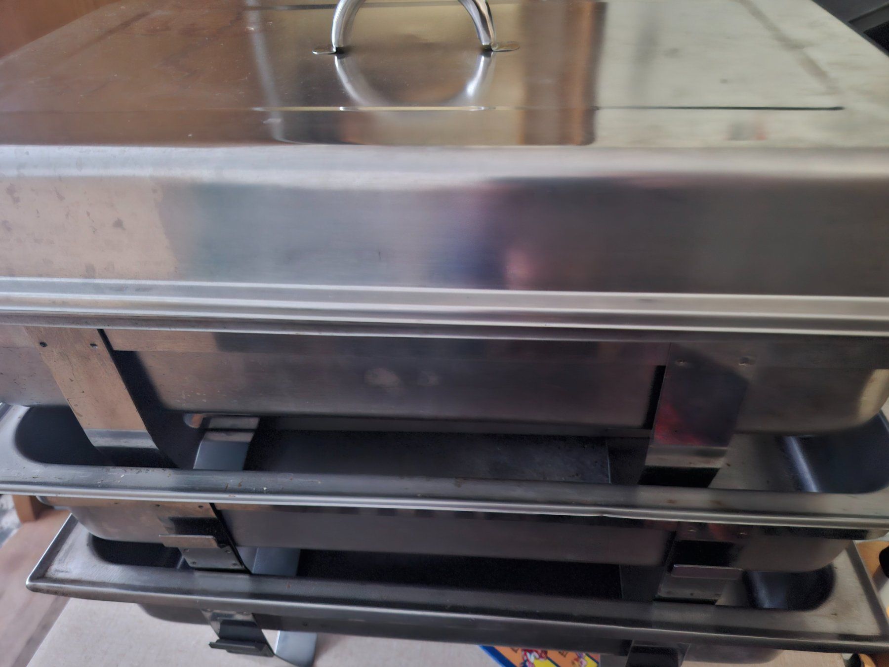 Gebrauchte Chafing Dishes / Warmhaltebehälter, 3 Stück (Gebraucht) in ...