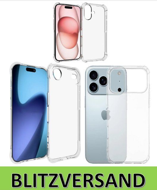 IPhone 17/17 PRO/17 PRO MAX/AIR Hülle Case Transparent TPU (Neu und ...