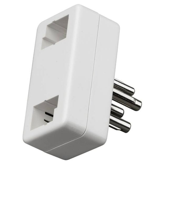 Telefon-Adapter Stecker 4-pol. zu 2 x T+T (Gebraucht) in Humlikon für ...