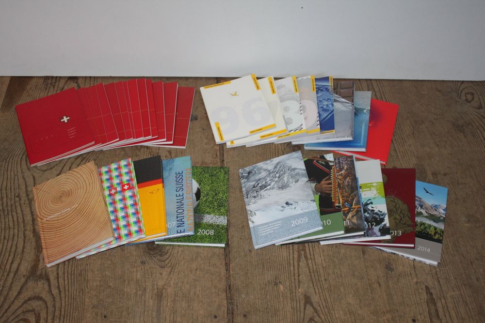 Sammlung Schweizer Briefmarken von 1982--2014, gestempelt (Gebraucht ...