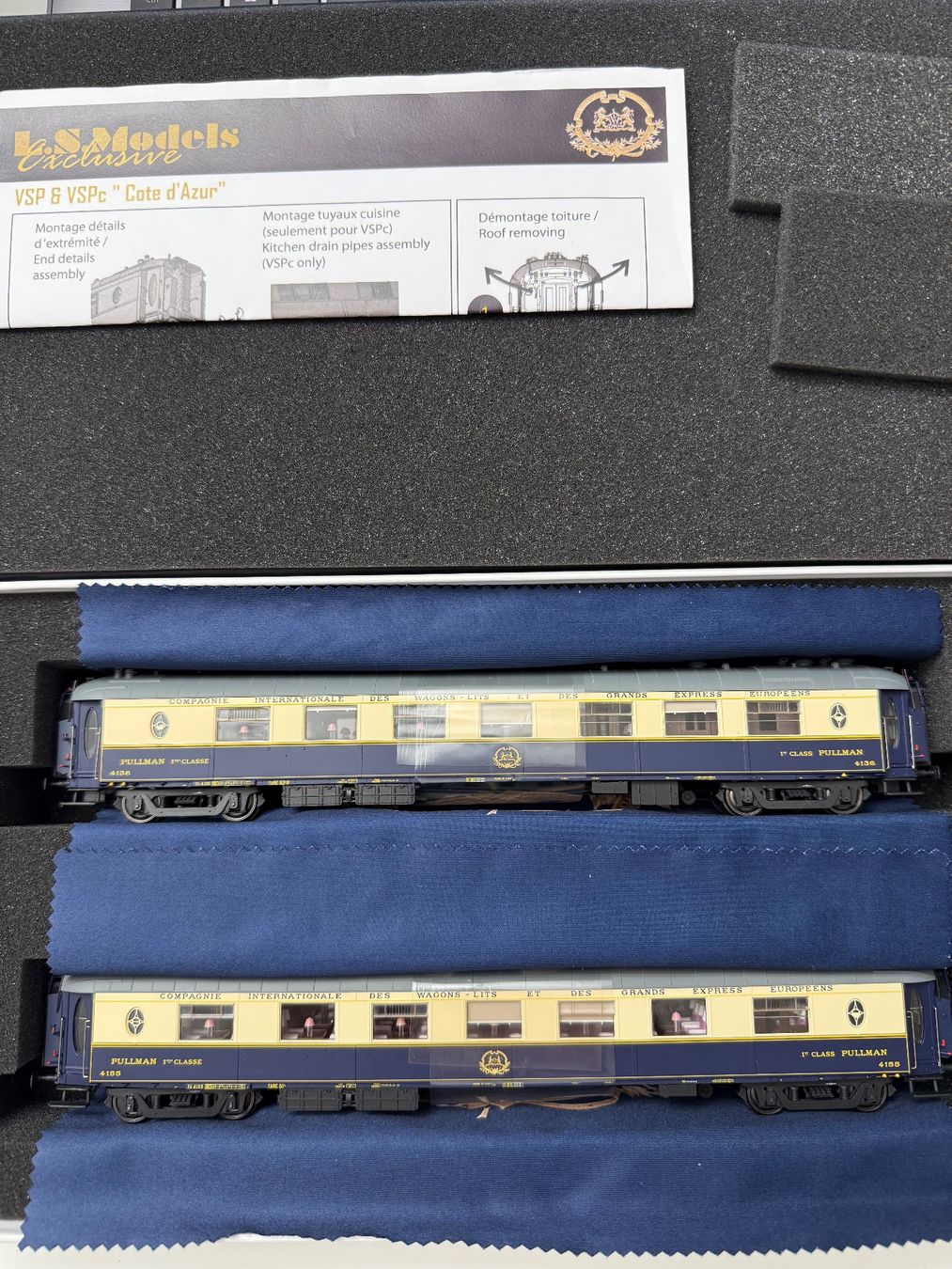 LS. 49 173 Set CIWL Pullman 1. Classe Personenwagen / DC HO (Neu ...
