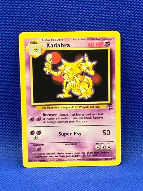 Pokemon BASE SET 2 / Kadabra 46 / 130 EN - (EX) (Gebraucht) in Baar für ...