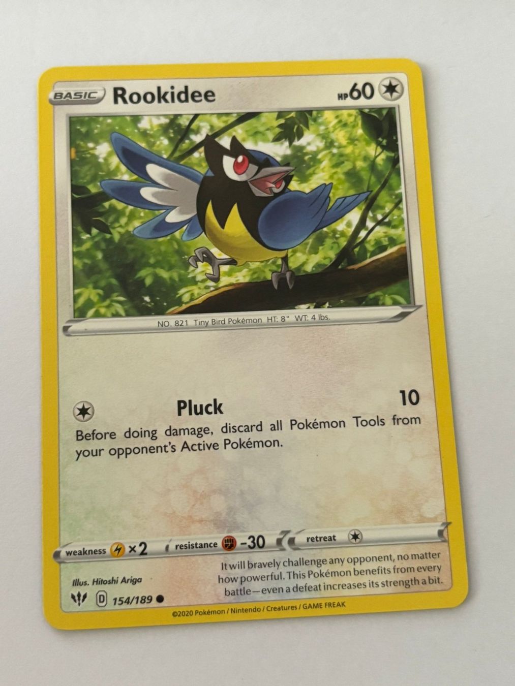 Pokemon-Karte Rookidee 154/189 (Gebraucht) in Herisau für CHF 0.5 – mit ...