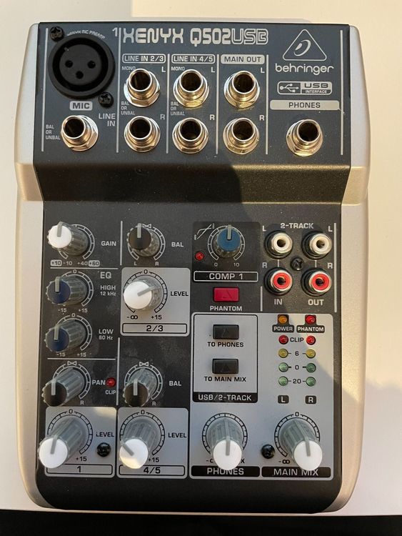 Behringer Xenyx Q502 USB Mixer | Kaufen auf Ricardo