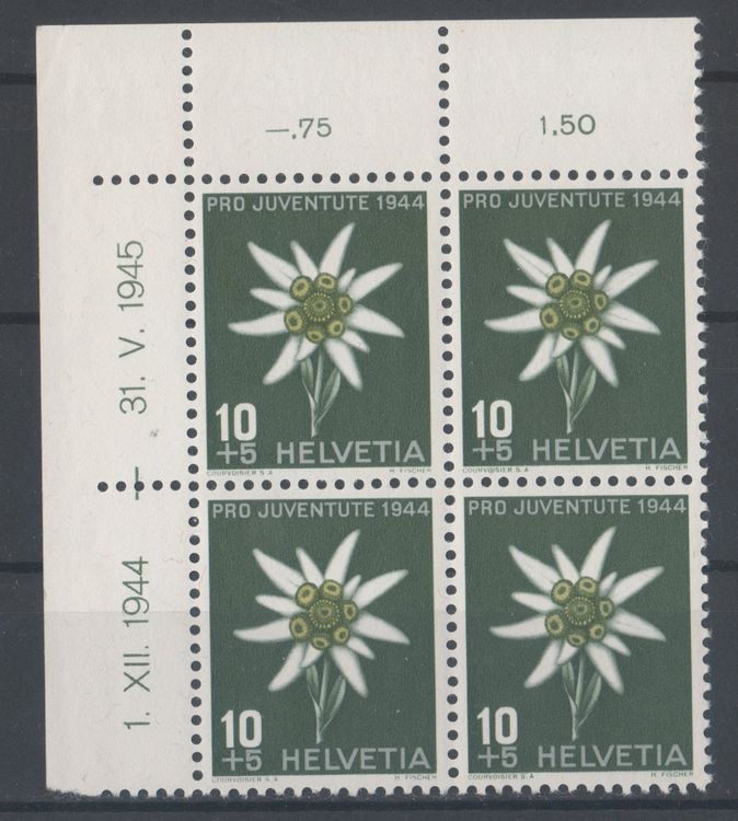 Viererblock PJ110 mit Rasterfehler Glorienschein ** | Kaufen auf Ricardo