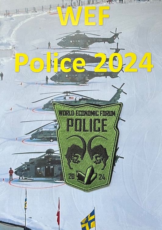 WEF Police 2024 Steinböcke in grün (Neu (gemäss Beschreibung)) in ...
