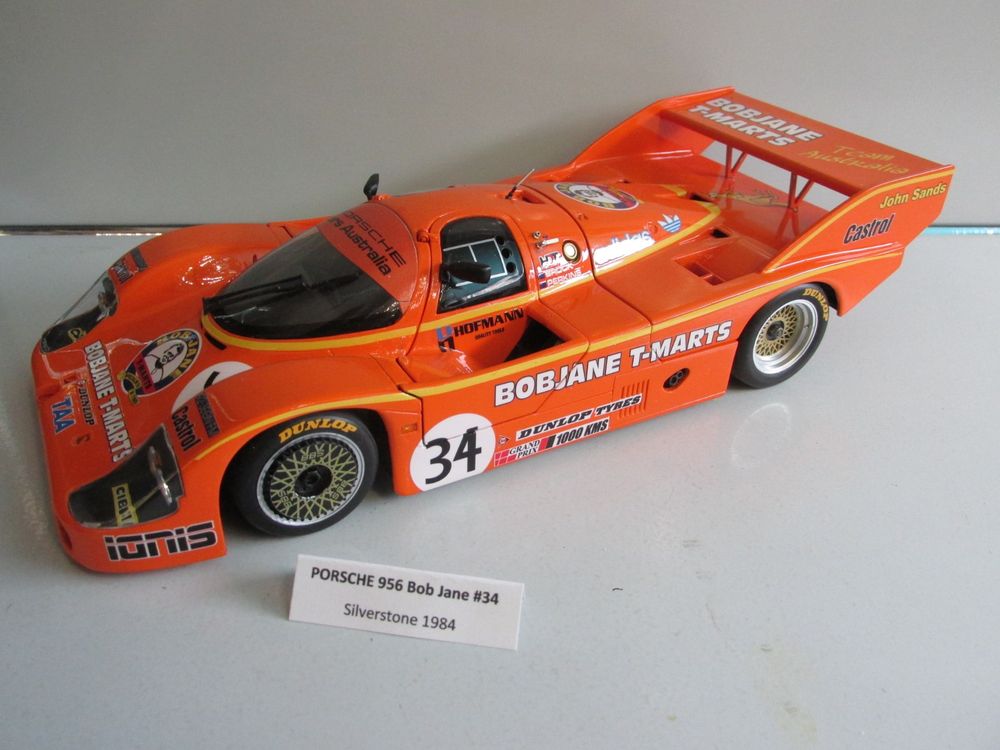 PORSCHE 956K #34 " BOB JANE " Silverstone 1984 MPA OVP ! (Neu (gemäss ...