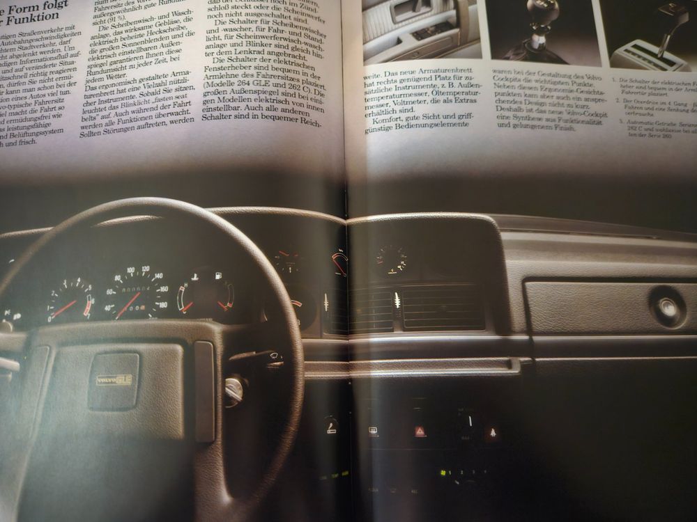 Volvo 260 262 C 264 GL GLE 265 GL GLE Prospekt 1981 xx (Gebraucht) in ...