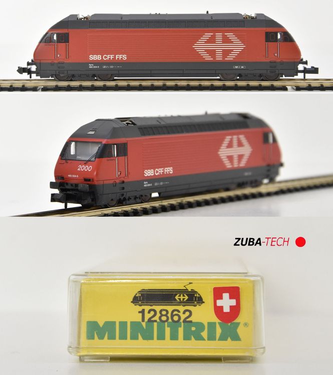 Minitrix 12862 E-Lok Re 460 SBB Uetliberg Spur N GS mit OVP (Gebraucht) in St. Gallen für CHF 96 ...
