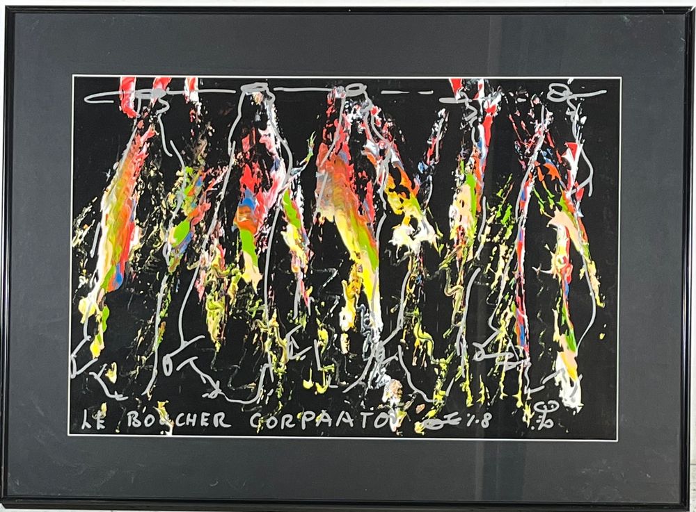 Jean-Pierre Corpataux (1950) Farbenfrohes Mischtechnik (Gebraucht) in Root für CHF 224 – mit ...