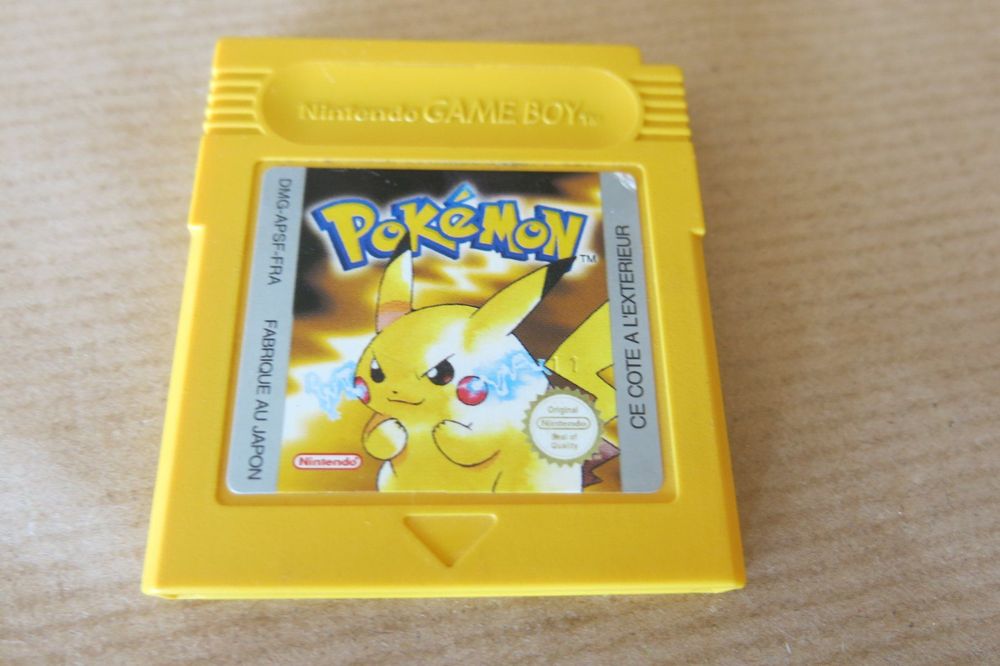 Jeu Nintendo Gameboy Color Pokemon Jaune vintage 1990's FR | Kaufen auf ...