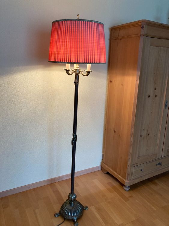 antike Stehlampe Empire Stehleuchte Messing / Bronce (Gebraucht) in Subingen für CHF 150 – nur ...