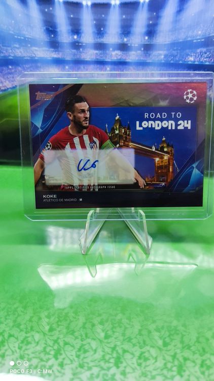 Topps UCC Flagship 23/24 RTL 24 Koke mit Autogramm (Gebraucht) in für ...