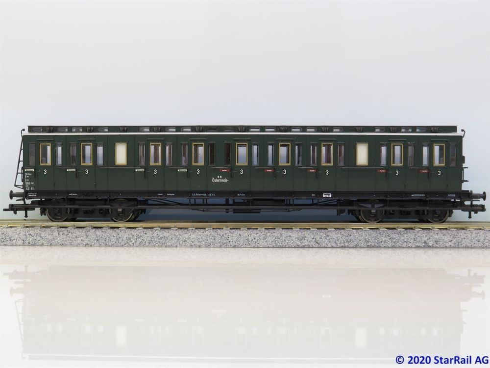 BRAWA 45266 ÖBB Abteilwagen C4 424411 Epoche III (Gebraucht) in ...