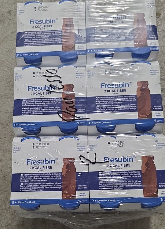 Fresubin 2 KCAL FIBRE, Schoko, 24 Stück MHD 08/2026 (Neu und ...