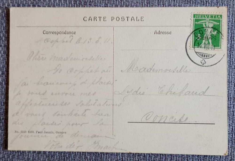 Carte postale / Coppet - La Gare 1911 | Kaufen auf Ricardo