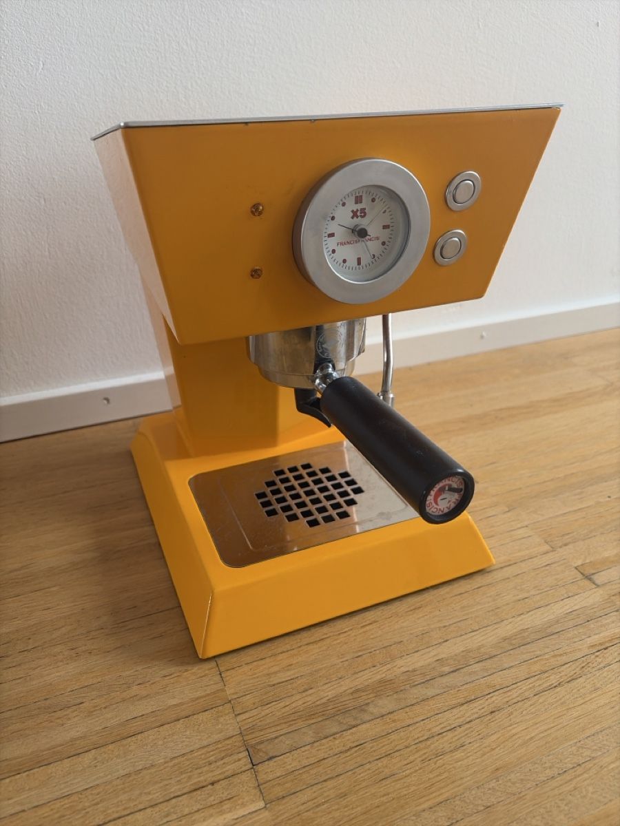 Francis Francis X5 Espresso Machine - Vintage Yellow! (Defekt) in ...