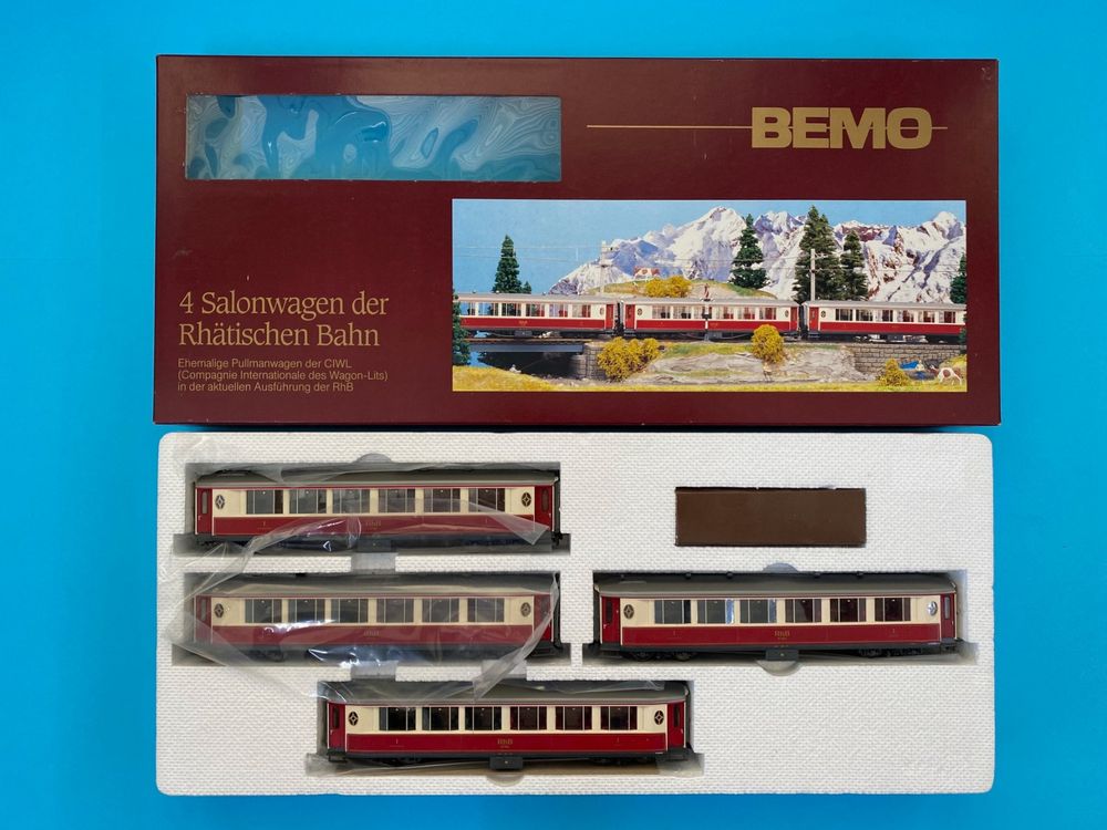 DC Bemo Spur HOm RhB Salonwagenset 4-teilig (Gebraucht) in Regensdorf ...