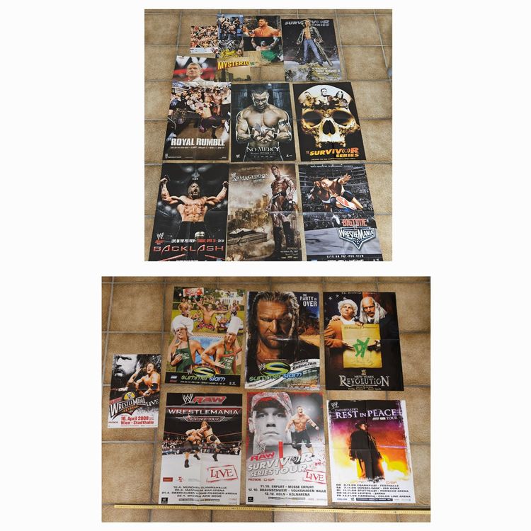 WWE Wrestling Poster PPV Sammlung Ruthless Aggression WWF (Gebraucht ...