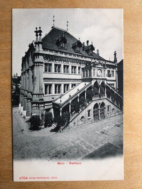 Antike Postkarte, Bern, Rathaus (Gebraucht) in Basel für CHF 10 – mit Lieferung auf Ricardo kaufen