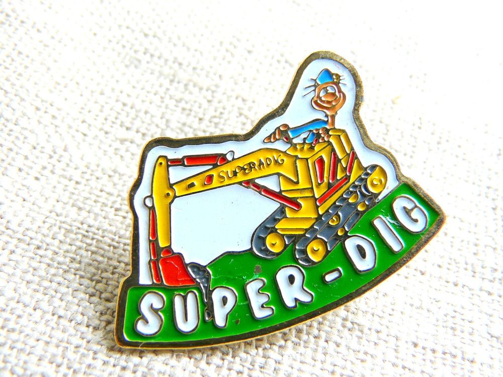 Super-dig Gräber pelleteuse machine engin jaune Pin M9V.46 | Kaufen auf ...