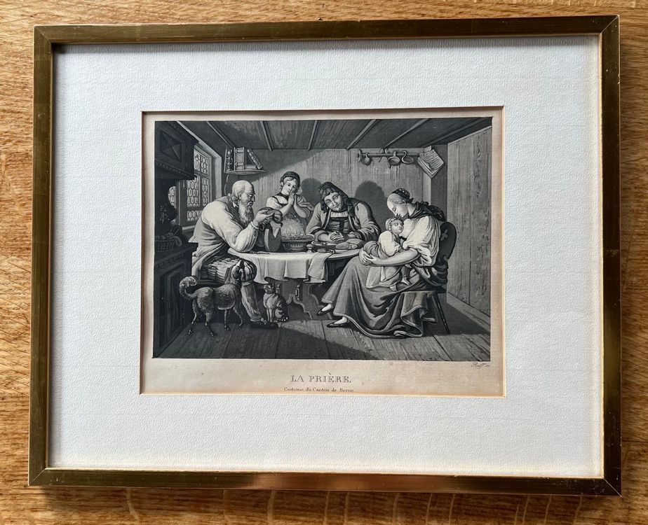 Stich La Prière costumes du Canton Berne (Gebraucht) in Unterägeri für ...