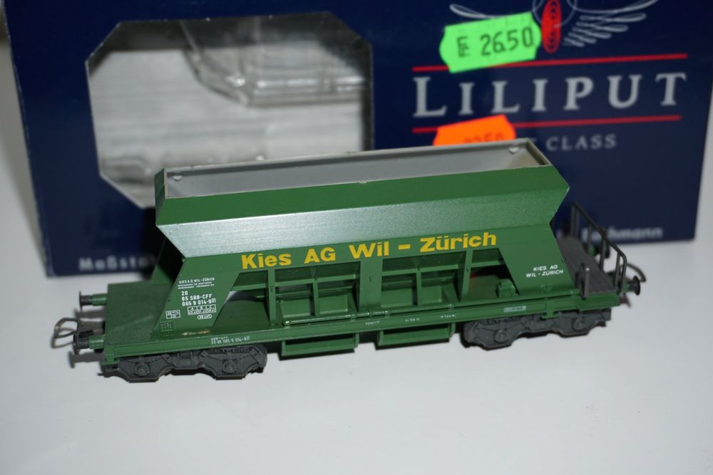 Liliput - SBB Kieswagen Kies AG Wil grün H0/DC | Kaufen auf Ricardo