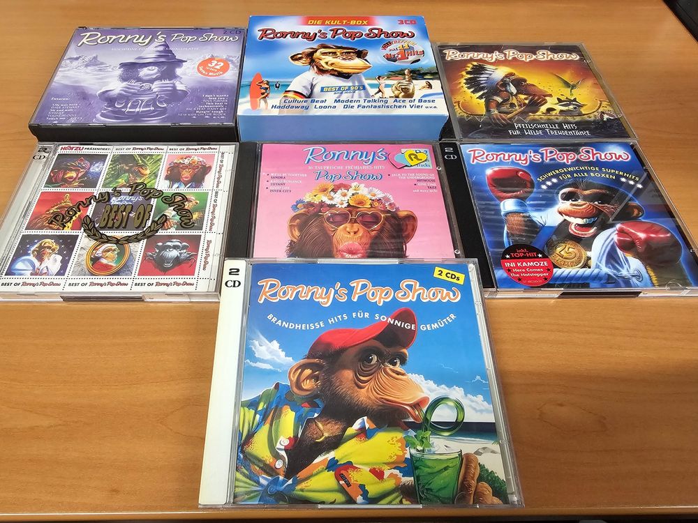 7 CDs, Sammlung, Ronny's Pop Show (Doppel CD oder Box) | Kaufen auf Ricardo