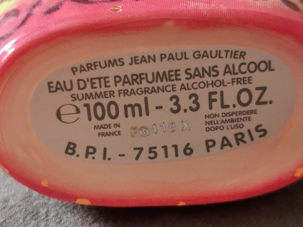 Jean Paul Gaultier Summer Fragrance Alcohol Free | Kaufen auf Ricardo