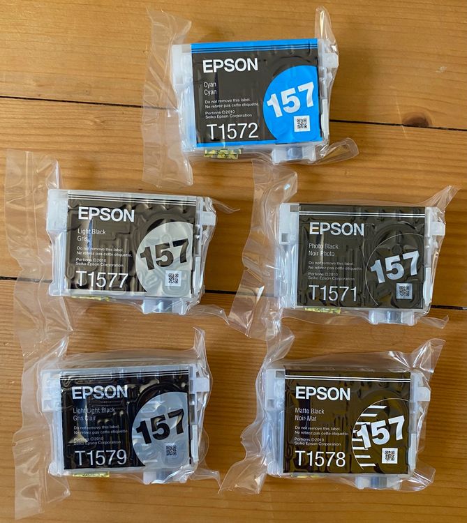 Druckertinten für Epson Stylus Photo R 3000 - T157 | Kaufen auf Ricardo