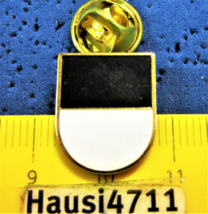 SCHMUCK-PIN KANTONS-WAPPEN FRIBOURG KLEIN 15X18mm GOLDIG | Kaufen auf Ricardo