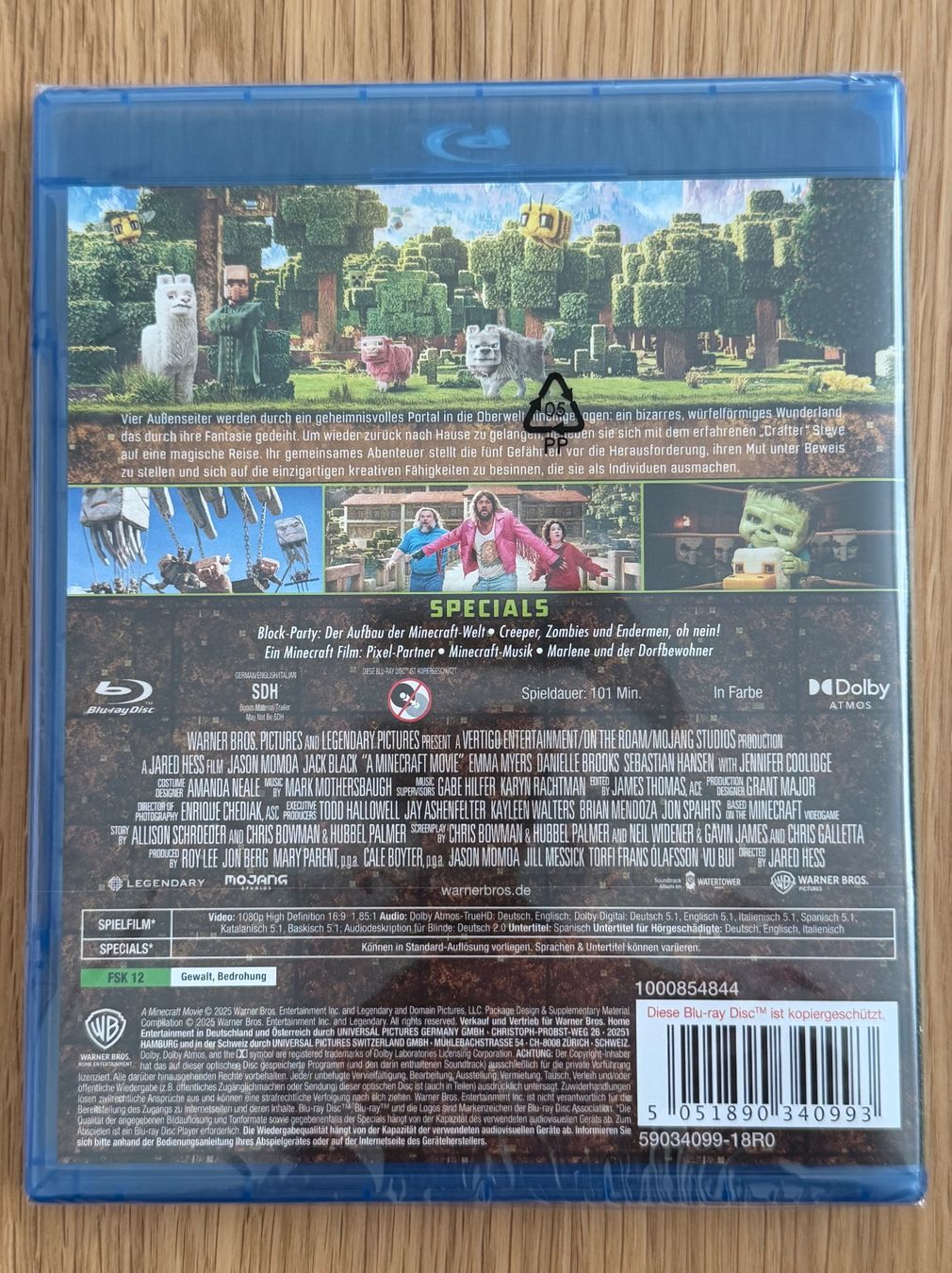 Minecraft Blu-Ray Film (Neu und originalverpackt) in Studen BE für CHF ...