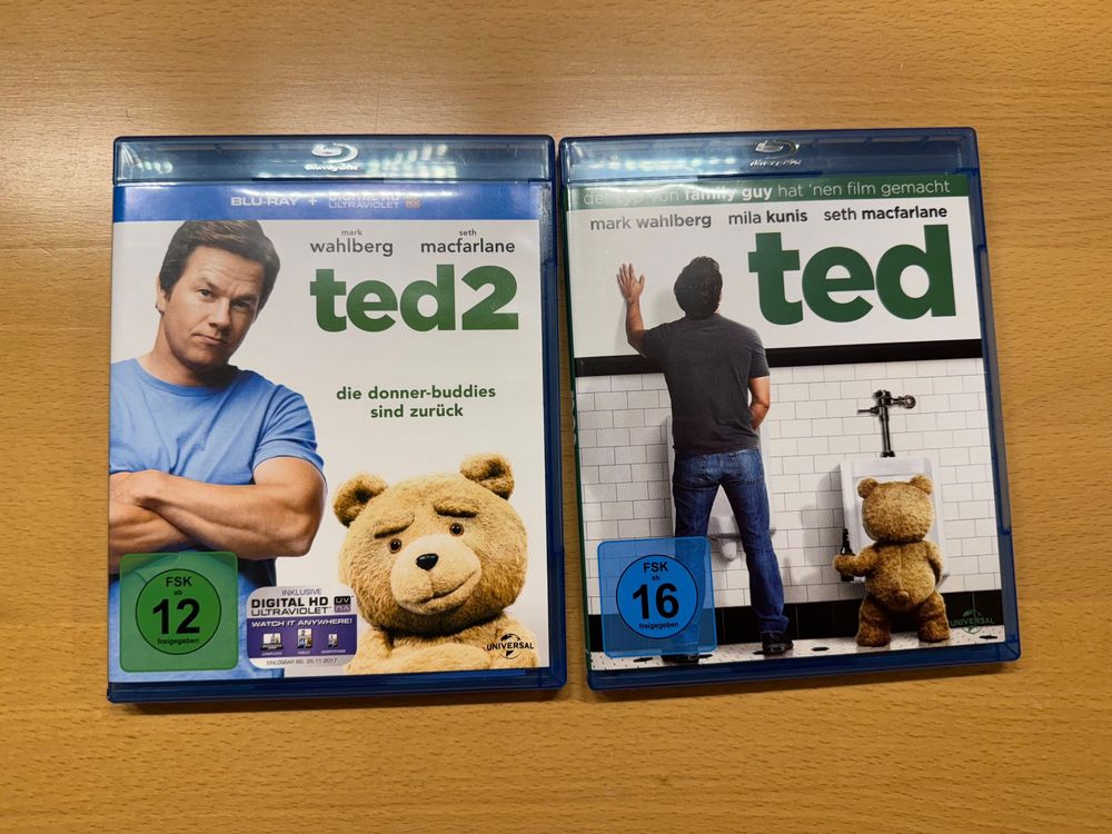 Ted 1 und Ted 2 Blu Ray (Gebraucht) in Schwerzenbach für CHF 4.5 – mit Lieferung auf Ricardo kaufen