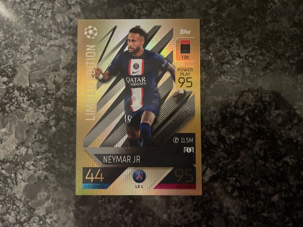 Neymar Jr Limited Edition Topps Match Attax Karte | Kaufen auf Ricardo