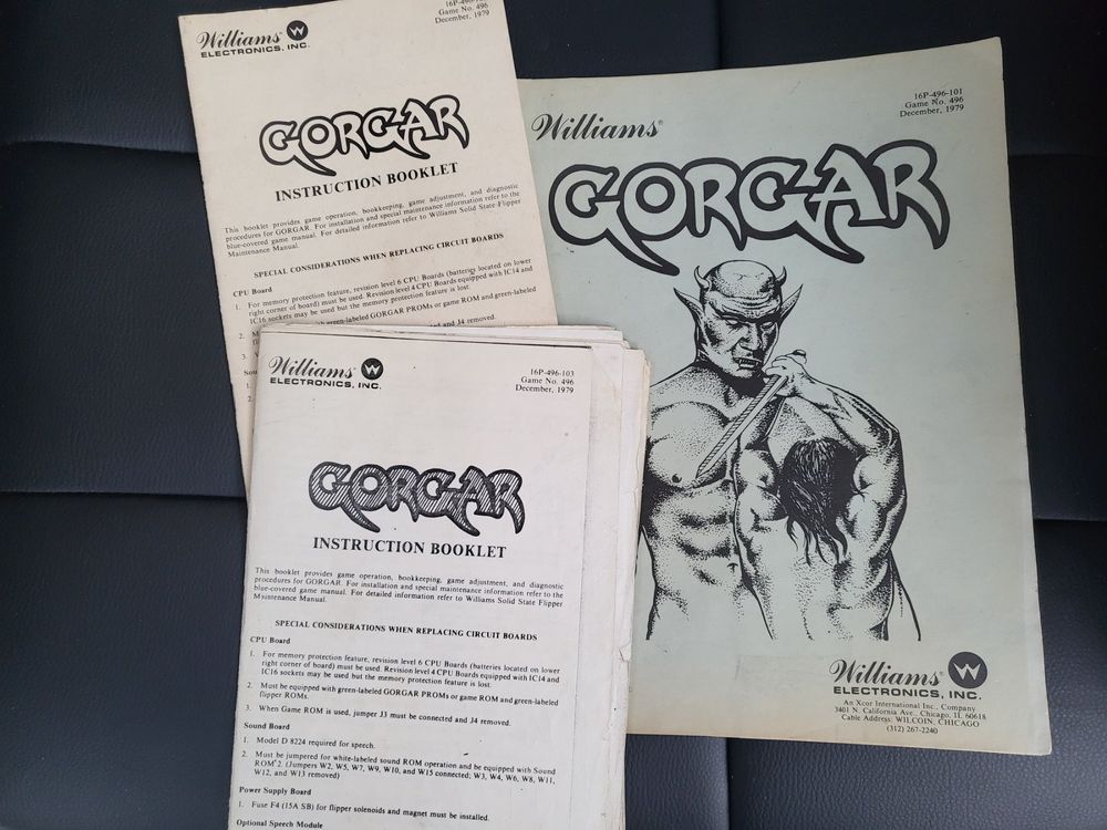 Williams Gorgar Manual | Kaufen auf Ricardo