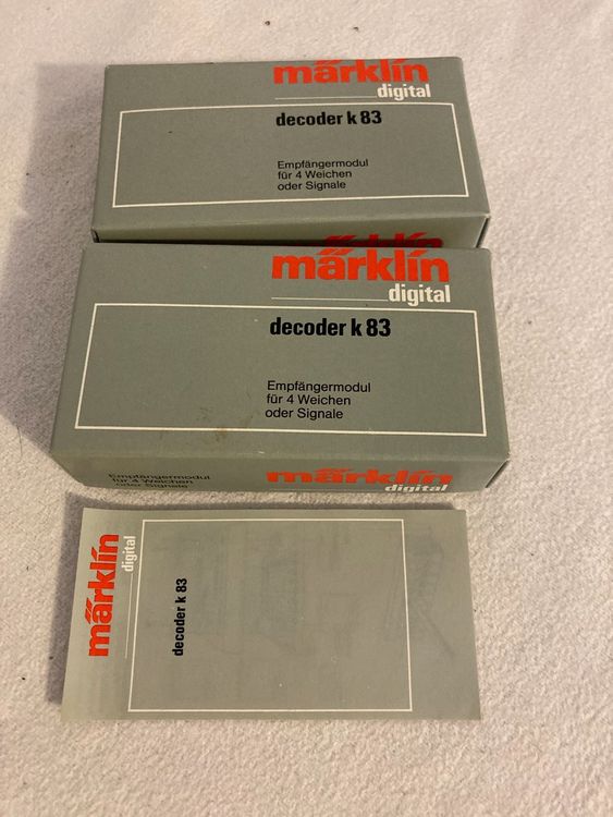 2 Decoder k83 digital H0, Märklin Art. 6083, gebraucht ov | Kaufen auf Ricardo