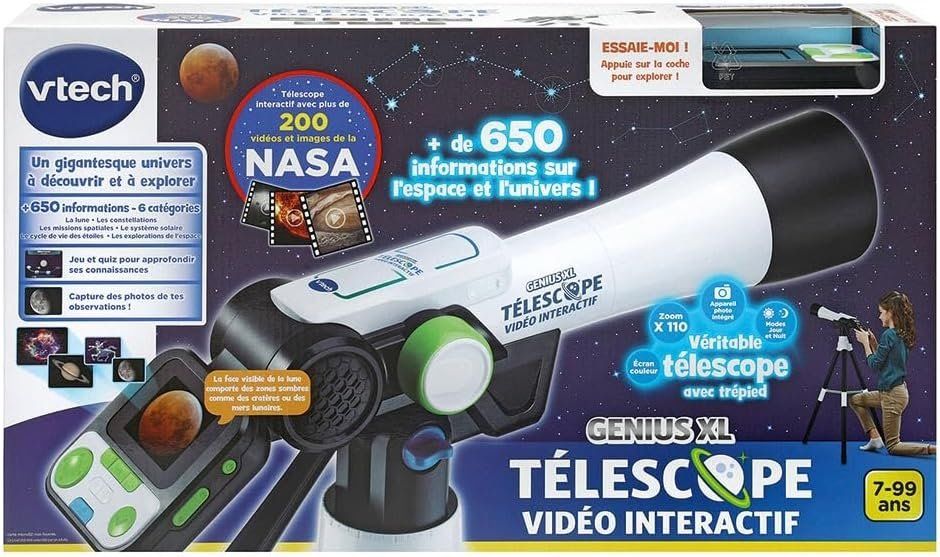 VTech Genius XL Interaktives Video-Teleskop – Lernspielzeug (Neu und ...