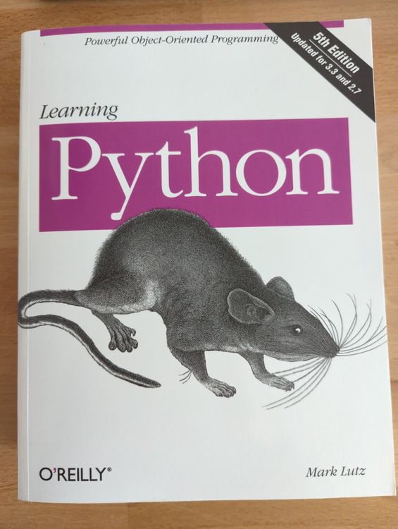 Learning Python, Mark Lutz, 5th Edition | Kaufen auf Ricardo