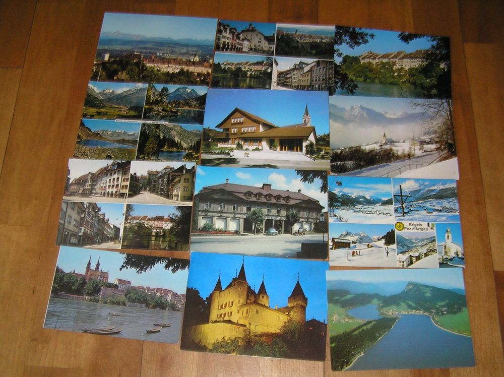 100 Ungelaufene Karten Schweiz (Gebraucht) in Lumbrein für CHF 4 – mit Lieferung auf Ricardo kaufen