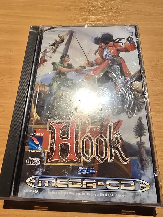 Sega Mega CD - Hook( Peter Pan) - PAL - NEU - UNGEÖFFNET - (Neu und originalverpackt) in Matten ...