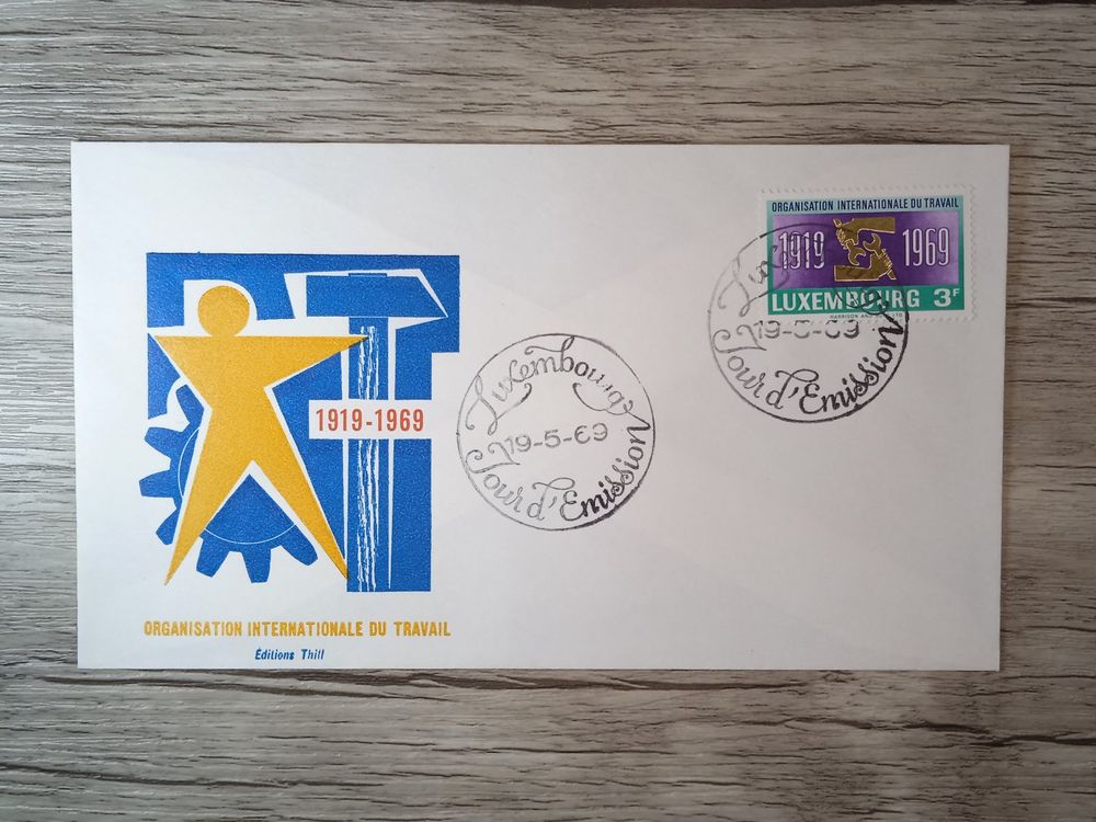 TR47 Enveloppe + Timbre Luxembourg 1969 (Gebraucht) in Cousset für CHF 0.6 – mit Lieferung auf ...