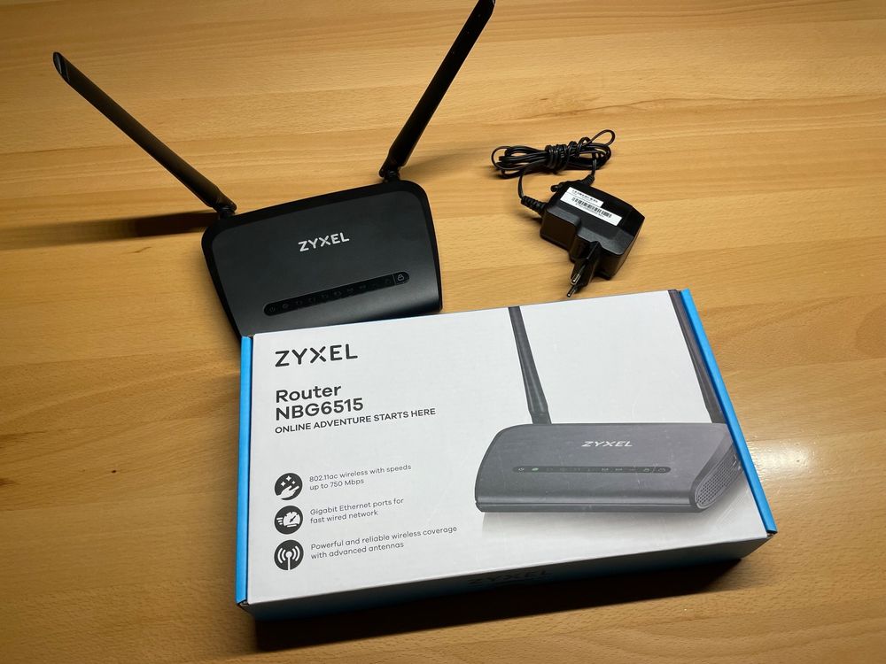 Router Zyxel NBG6515 WLAN Internet (Gebraucht) in für CHF 19 – mit ...