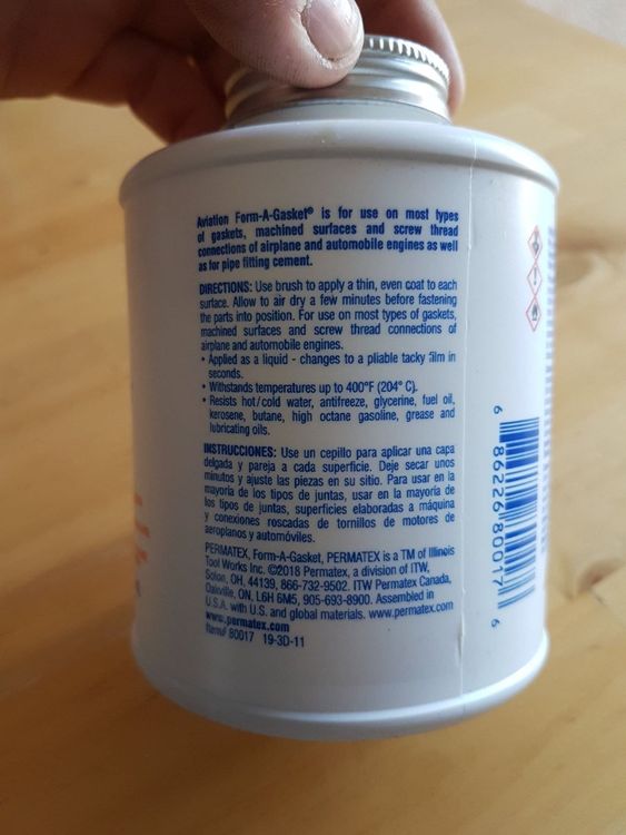 SPEZIALPREIS Permatex Aviation Form-A-Gasket #3 80017 (Neu und ...