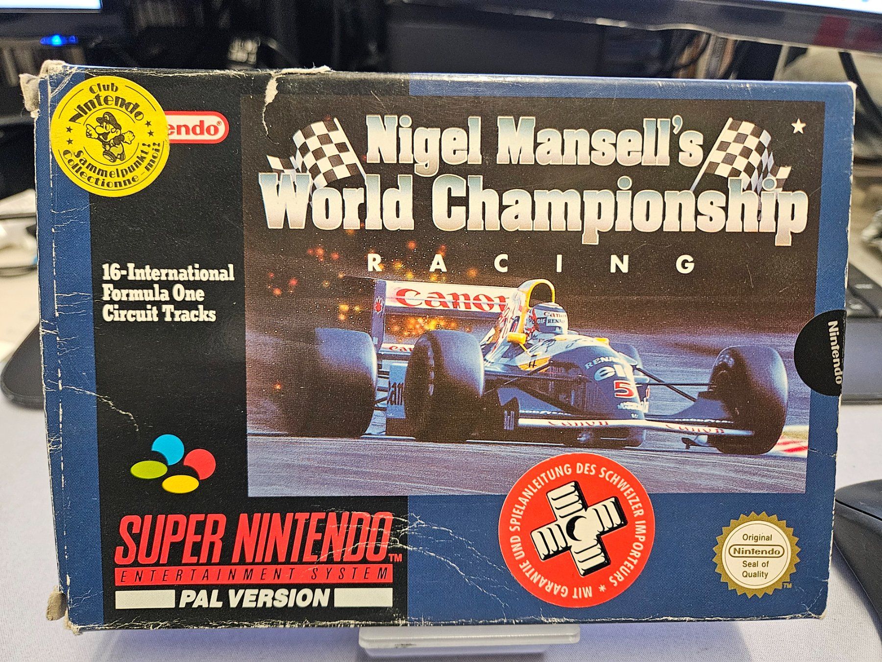 Nigel Mansell's World Championship - Super Nintendo 🏎️🏁 (Gebraucht) in ...