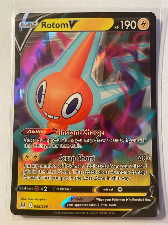 Pokemon Rotom V 058/196 Lost Origin EN | Kaufen auf Ricardo
