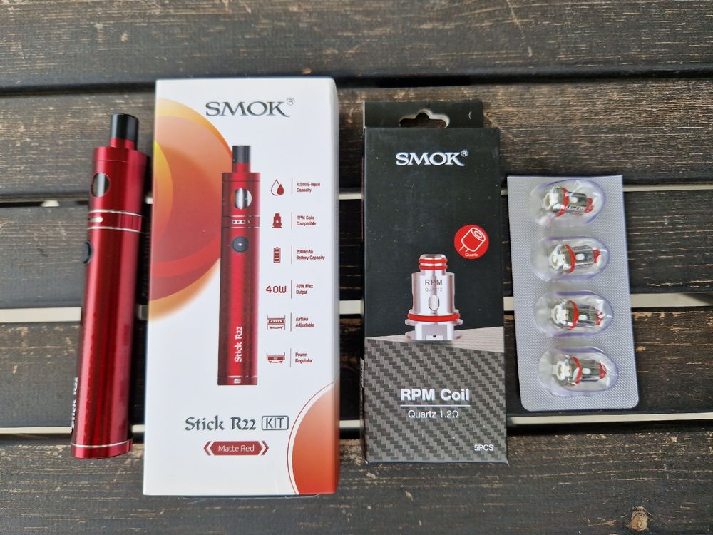 E-Zigarette / Vape - Smok Stick R22 Kit inkl. 4 Coils | Kaufen auf Ricardo