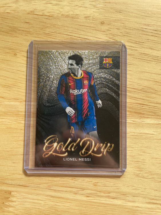 Topps Fc Barcelona Team Set Lionel Messi Gold Drip (Neu und ...