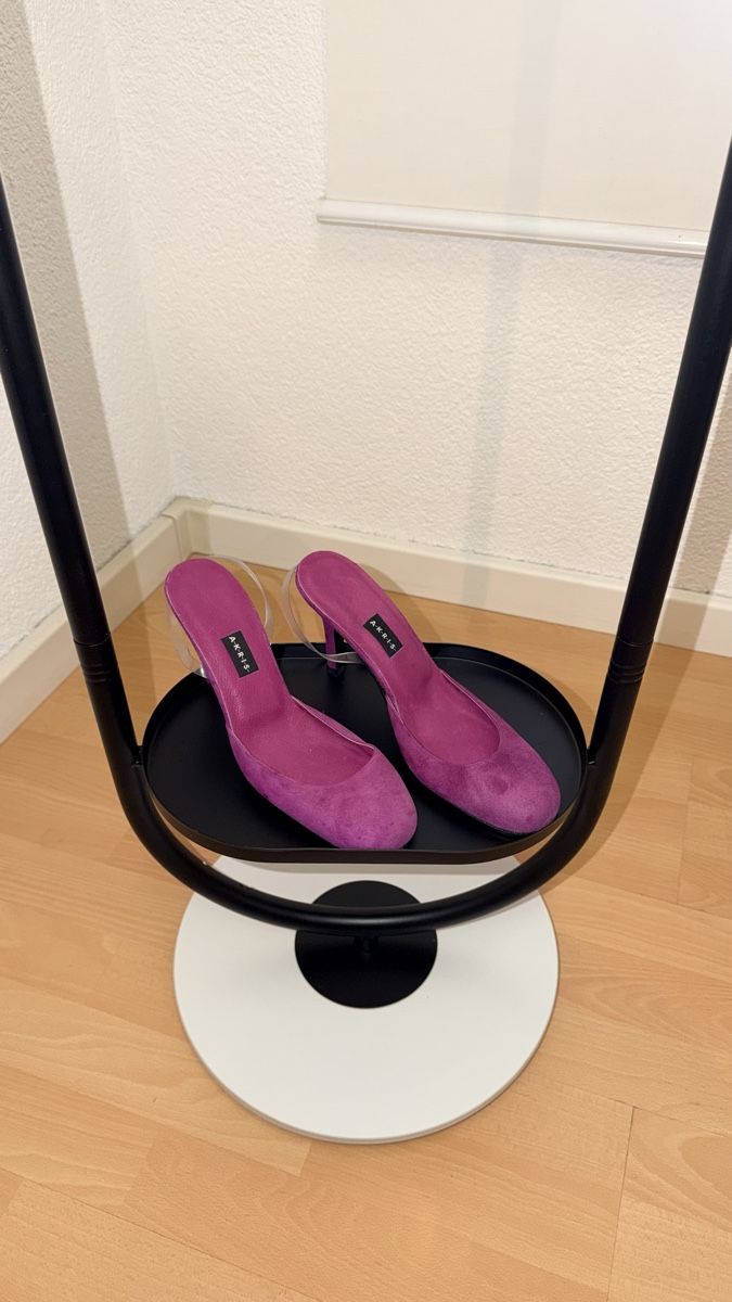 Violette Wildleder Pumps Gr. 38 - Perfekt für den Frühling! (Gebraucht ...